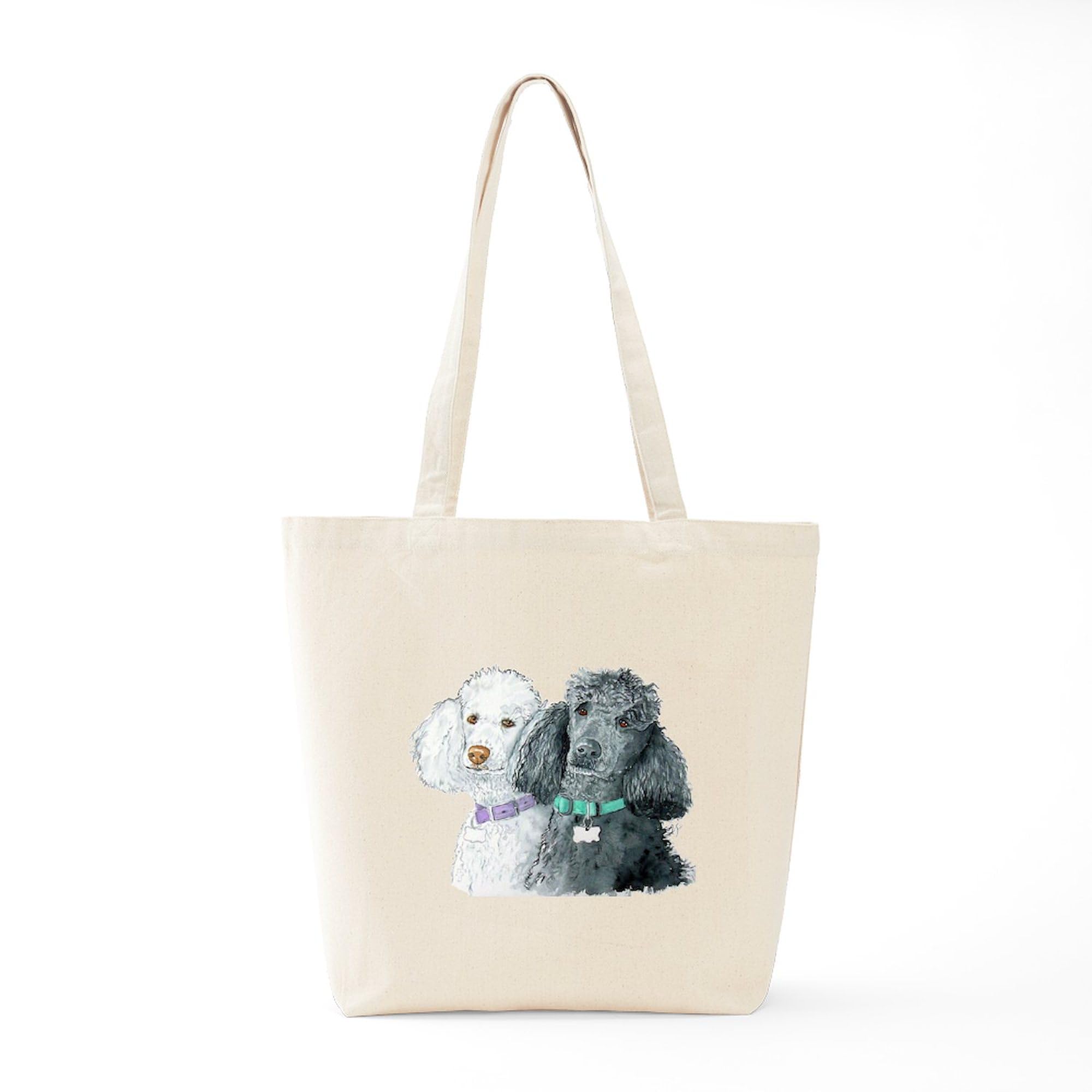 CafePress Two Poodles Tote Bag Canvas Tote Shopping Bag