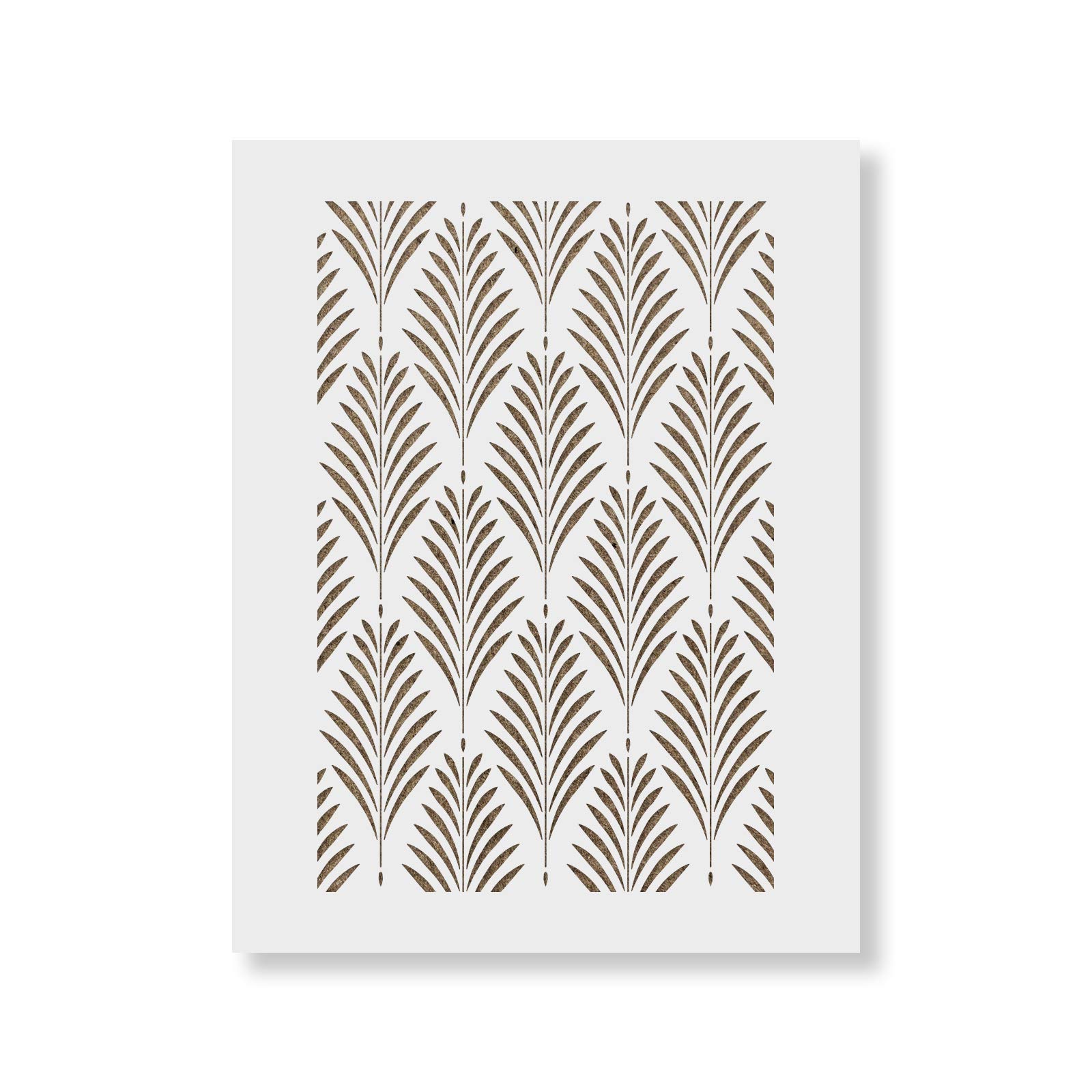 Fern Pattern Wall Stencil - Fern Wall Stencil, Stencils, Wall Stencil, Stencil for Painting - Wall Stencils for DIY Home Decor Projects