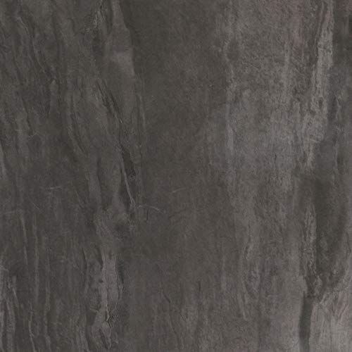 FloorPops FP3328 Raven Peel & Stick Peel and stick floor tiles, Black, 12 inch x 12 inch