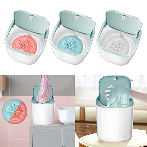 BHVXW Mini Washing Machine Portable Personal Rotating Washer Home Business Trip Turbines Washer Convenient Laundry (Color : D)