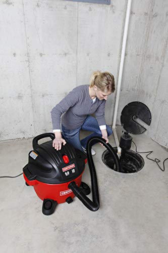 Craftsman 17765 12 Gallon 5.0 Peak HP Wet Dry Shop Vacuum