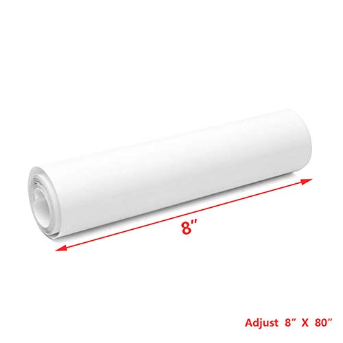 Xotic Tech Door Sill Guard Protection Film Vinyl Sheet Paint Anti-Scratches Clear Universal Protector (Size: 8" x 80")