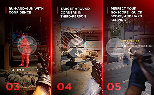 HipShotDot D-Series Tech Pack - Reusable Transparent Aim Sight Assist TV Decals - Gaming Television or Monitor Decal for FPS Video Games Compatible with PC, Xbox & PlayStation (1.0 Green)