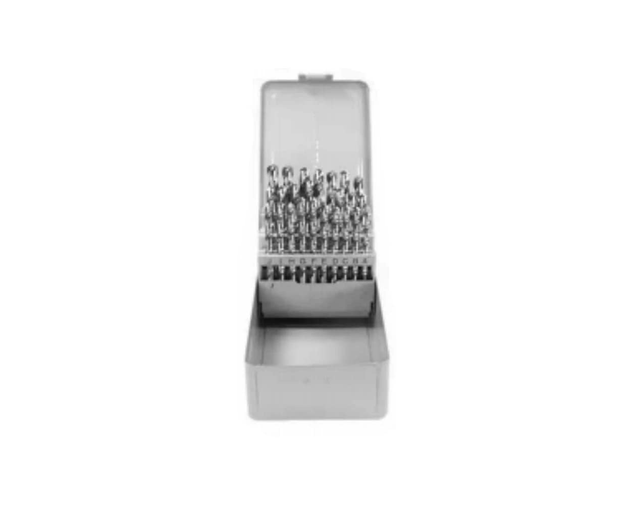 Set Of 29 High Speed Steel Regular Point Drill With 3/8 Shank