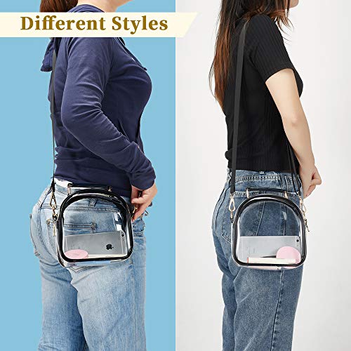 COROMAY Clear Purse for Women, Clear Bag Stadium Approved, Clear Purse Handbag