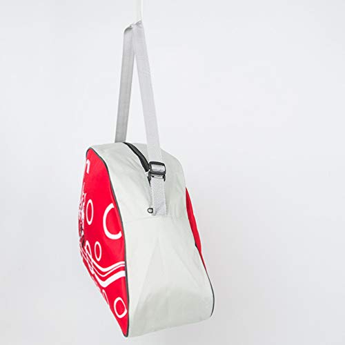 BESPORTBLE 1pc Skate Bag Portable Fashionable Adjustable Shoulder Strap Roller Skate Inline Skate Ice Skating Shoes Storage Bag Organizer Red