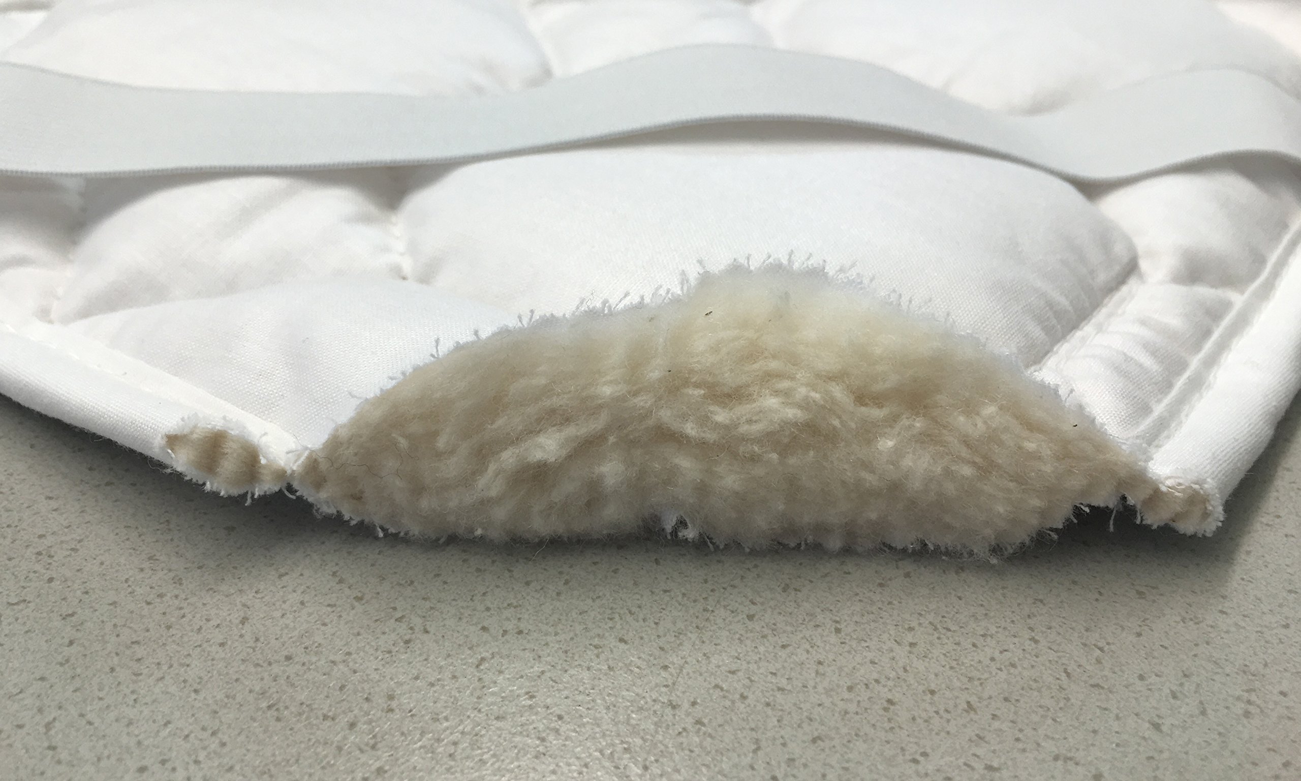 Hefel 8112SU Pure Cotton Span Mattress Pad, California King