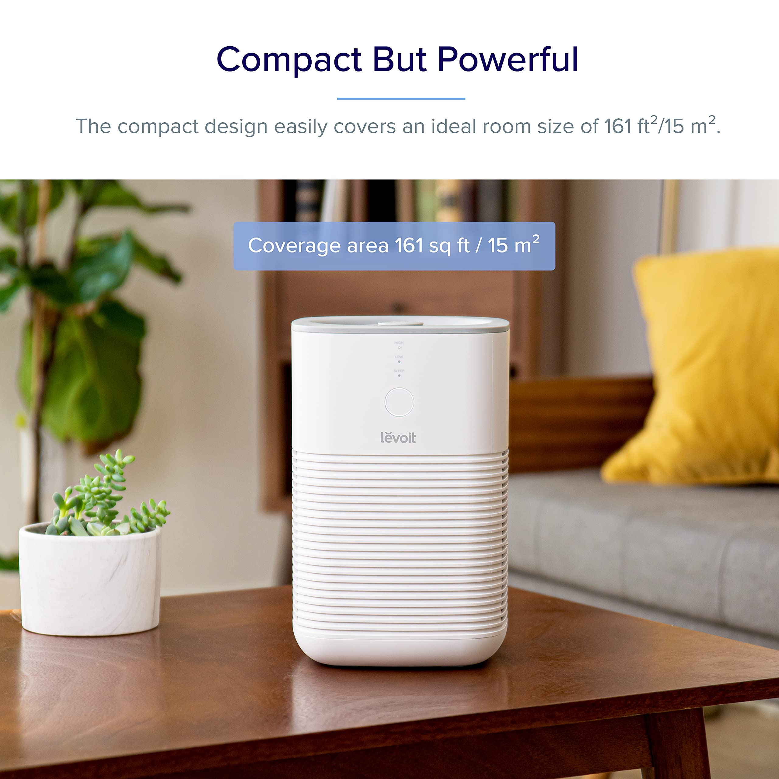 Levoit Air Purifier (LV-H128) and Replacement Filters (2 Pack)