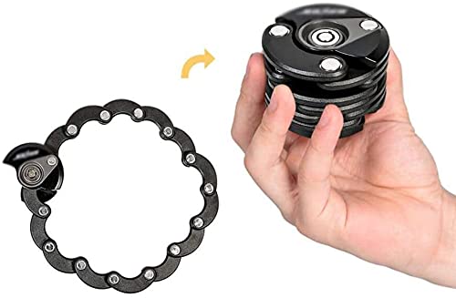 Bicycle Anti-Theft Lock, Mountain Bike Fixed Folding Lock, Bicycle Chain Lock, Creative Burger Lock