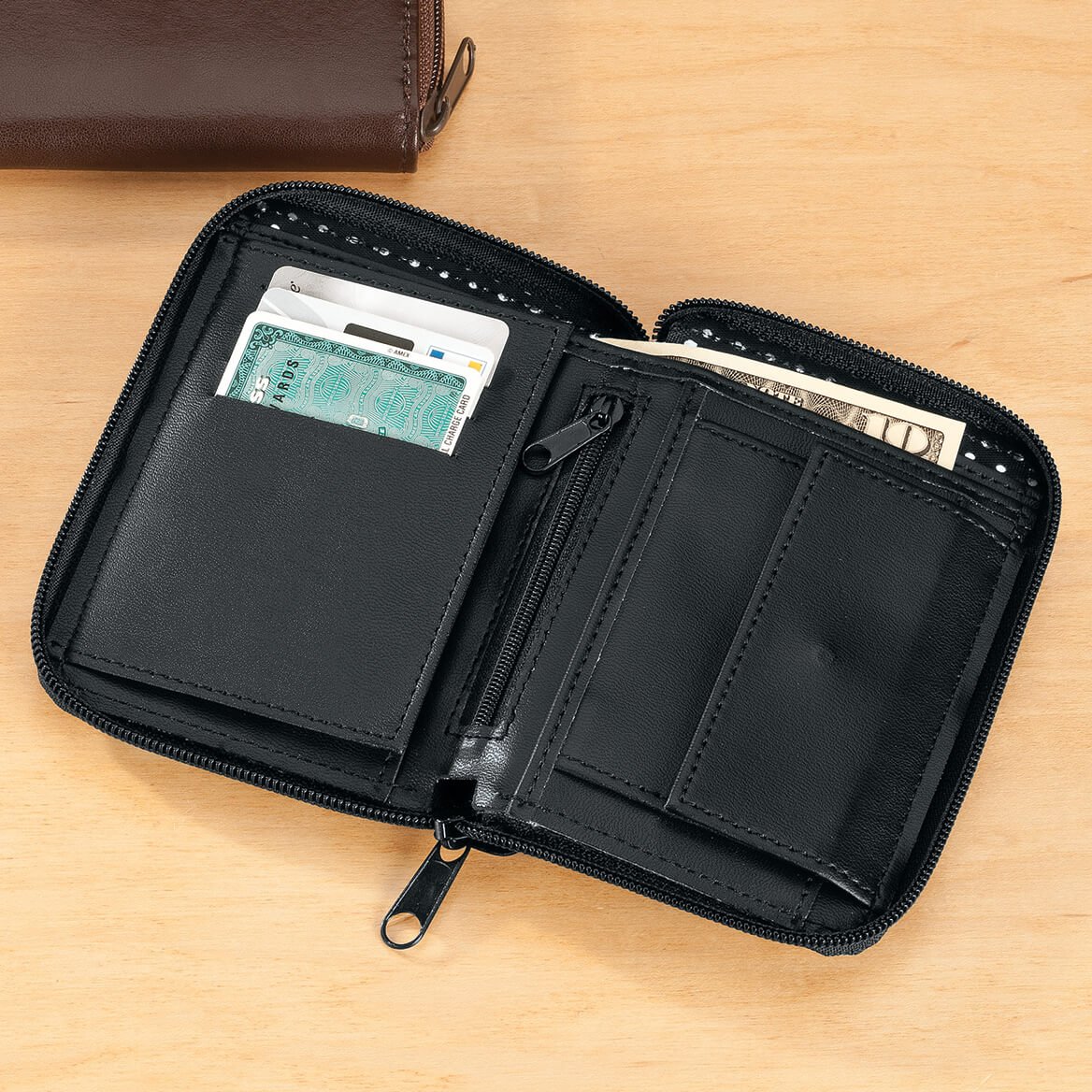 Miles Kimball RFID Leather Wallet
