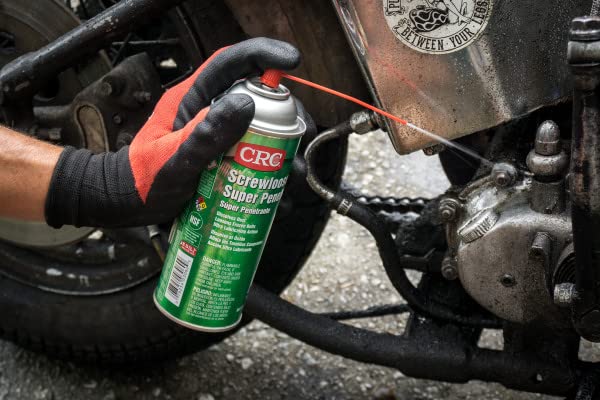 CRC Screwloose Super Penetrant 03060 β 11 WT OZ, Plastic Safe Aerosol for Corroded Fasteners, Seized Mechanical Components