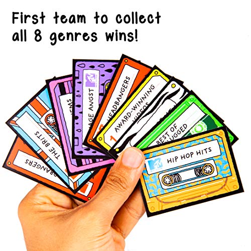 Big Potato MTV Game, The Music Throwback Party Quiz Board Game, for Adults and Teens Ages 14 and up