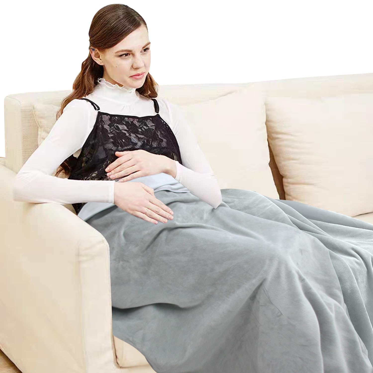 Bigger Blanket for Adult and Baby, Protection Clothing, Fleece, Ultra Soft Couch Blanket (54IN*60IN)