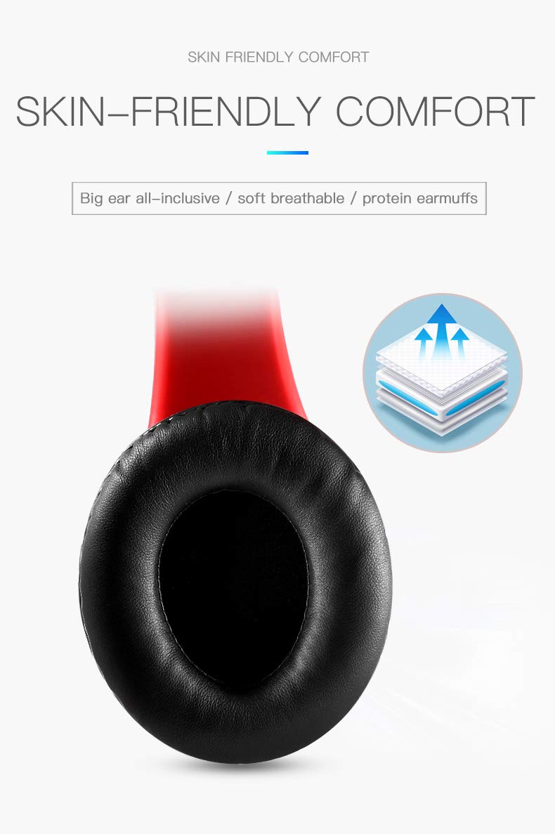 Colorful Luminous Bluetooth Headset Long Life Battery subwoofer Mobile Wireless Sports Super Game Gift Headset