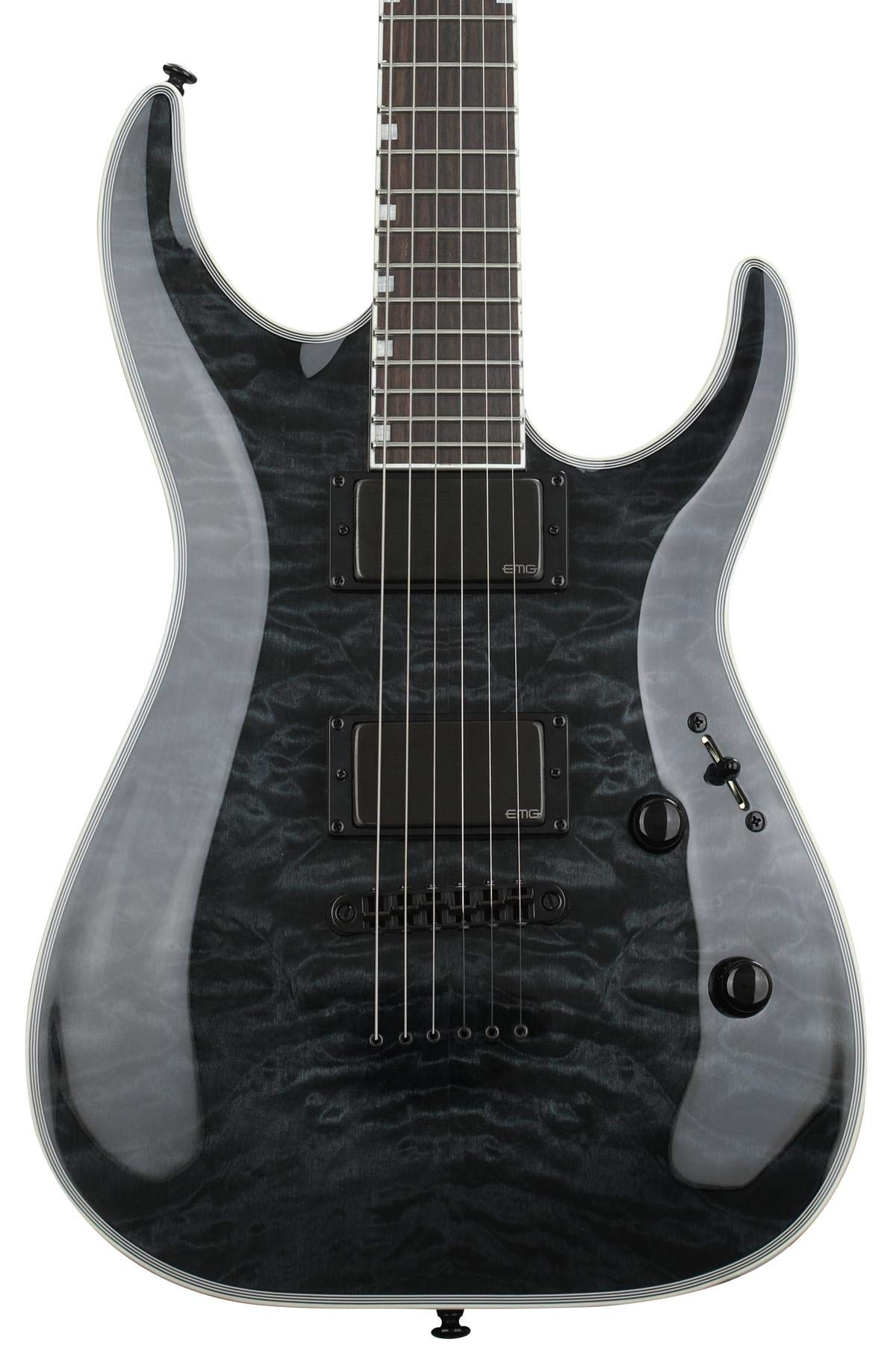 ESP LTD MH-1001NT Electric Guitar, See Thru Black