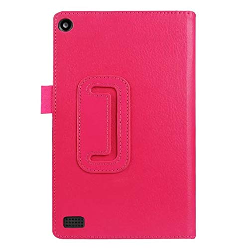 Luxury Folio Stand PU Leather Case Cover For Amazon Kindle New Fire 7 2019 2017 SR043KL 2015 HD7 SV98LN 7" (5th 7th 9th Generation, 2015 2017 2019 Release) (Black)