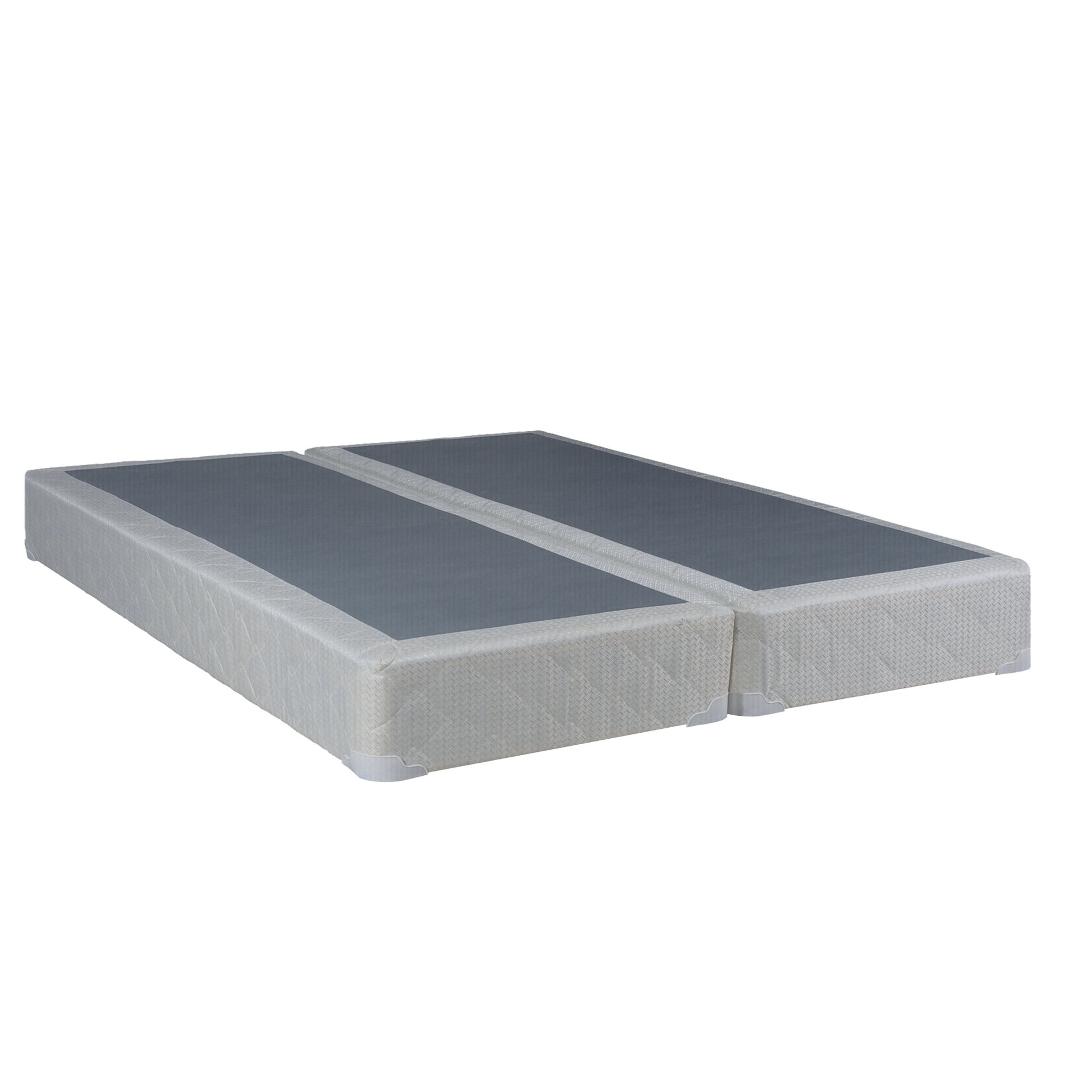 Continental Mattress 8-inch Fully Assembled Semi Flex Split Box Spring/Foundation for Mattress,Queen Size