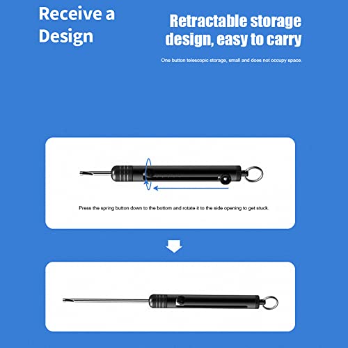 Awakingdemi Stainless Steel Fishing Hook Remover Safety Decoupler Extractor Fishhook Disgorger Decoupling Device Fishing Tackle Tools