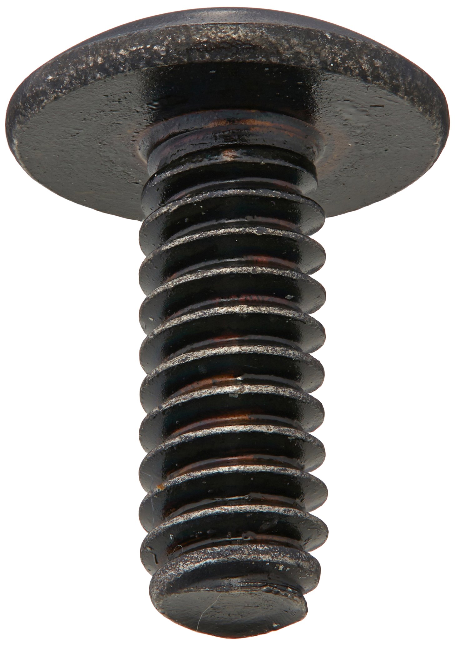 Small Parts 1008MPT188B 18-8 Stainless Steel Truss Head Machine Screw, Black Oxide Finish, Meets ASME B18.6.3, #2 Phillips, #10-24 Thread Size, 1/2" Length, Fully Threaded, Imported (Pack of 25)