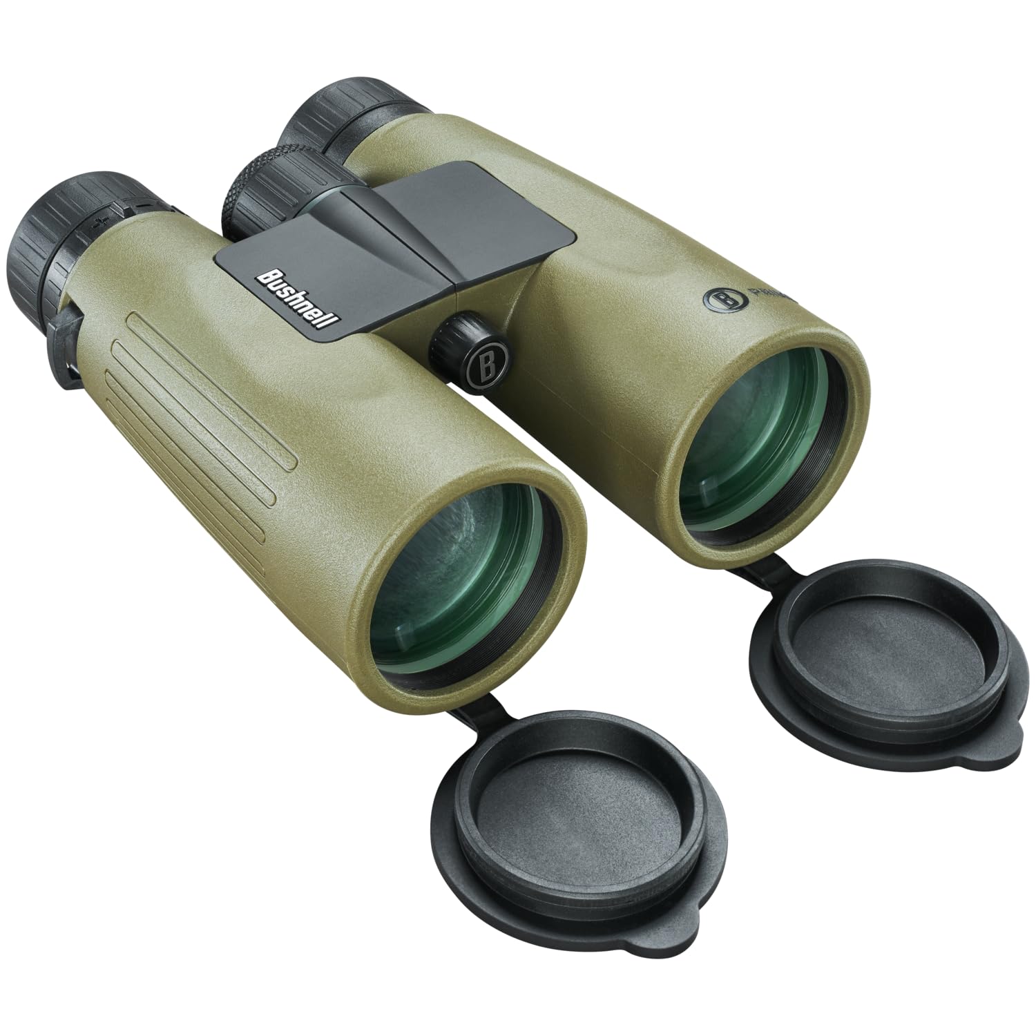Bushnell Prime Hunting Bundle, Prime 12x50 Binocular and Prime 1300 Laser Rangefinder with Vault Bino & Laser Rangefinder Caddies, Waterproof, Performance Hunting Optics