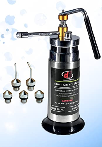 Mini Cryo Gun Liquid Nitrogen Spray Can for Dermatology, New Cryo 350 ML Capacity by Group Of Delta