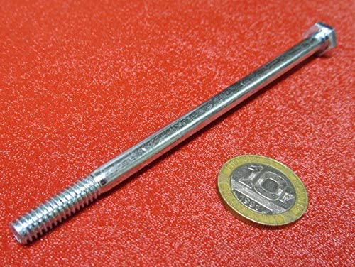 Grade 5 Zinc Steel Hex Bolts RH PT 1/4"-20 x 5.00" Length 50 pcs