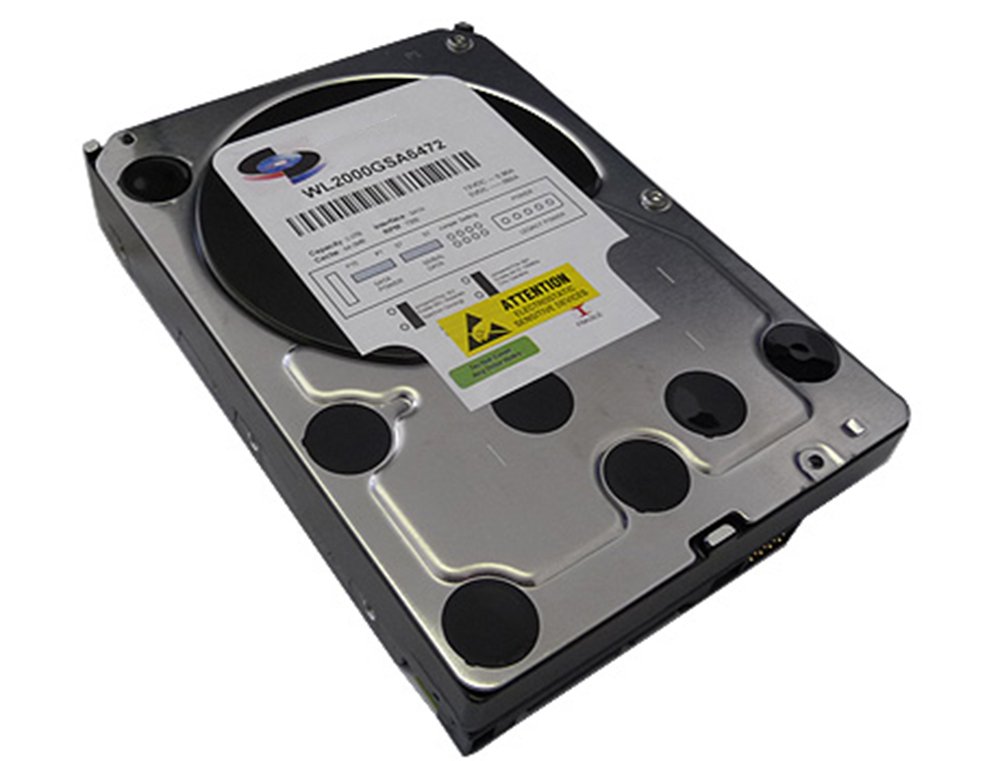 White Label 2TB 8MB Cache 7200RPM SATA 3.0Gb/s 3.5" Desktop Hard Drive (PC, Surveillance, NAS) - w/ 1 Year Warranty