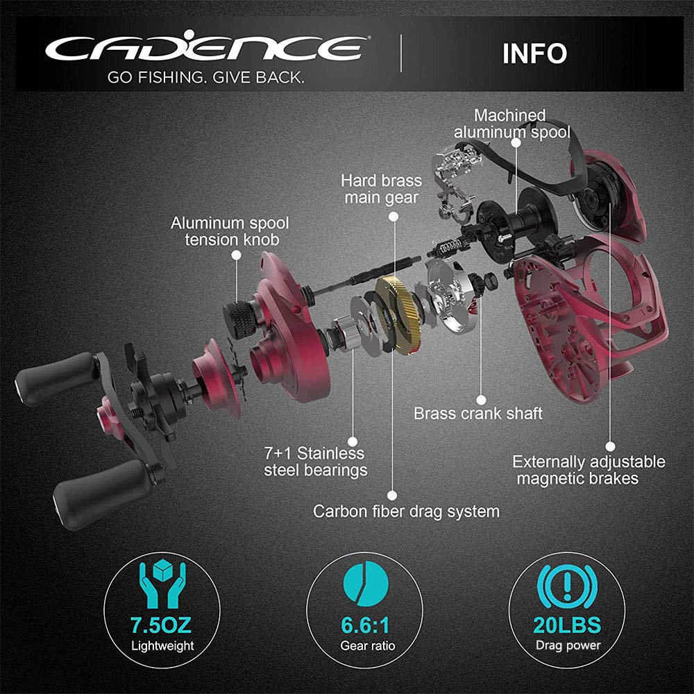 Cadence Essence Baitcasting Rod and CB5 Baitcasting Reel