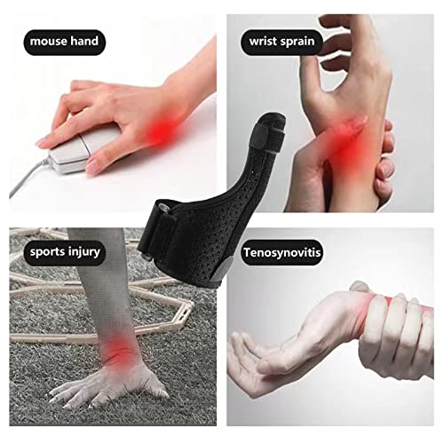 Cinlitek Thumb Brace - for Tendonitis and Arthritis - Fits Men and Women Left and Right Hand - Spica Splint Support Wrap - Wrist Stabilizer for Carpal Tunnel, Sprains, and Trigger Pain Relief