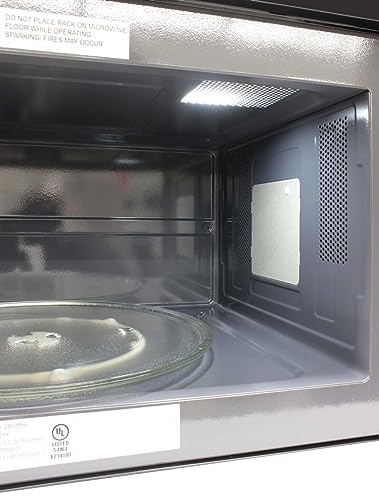 DUURA Elite DE161OTRSSS Microwave Oven Built-in 1000-Watts with 10 Power Levels Pre Settings and Express, Sensor and Speed Cooking and Silent Mode with Glass Turntable, 1.6-Cu.Ft, Metallic