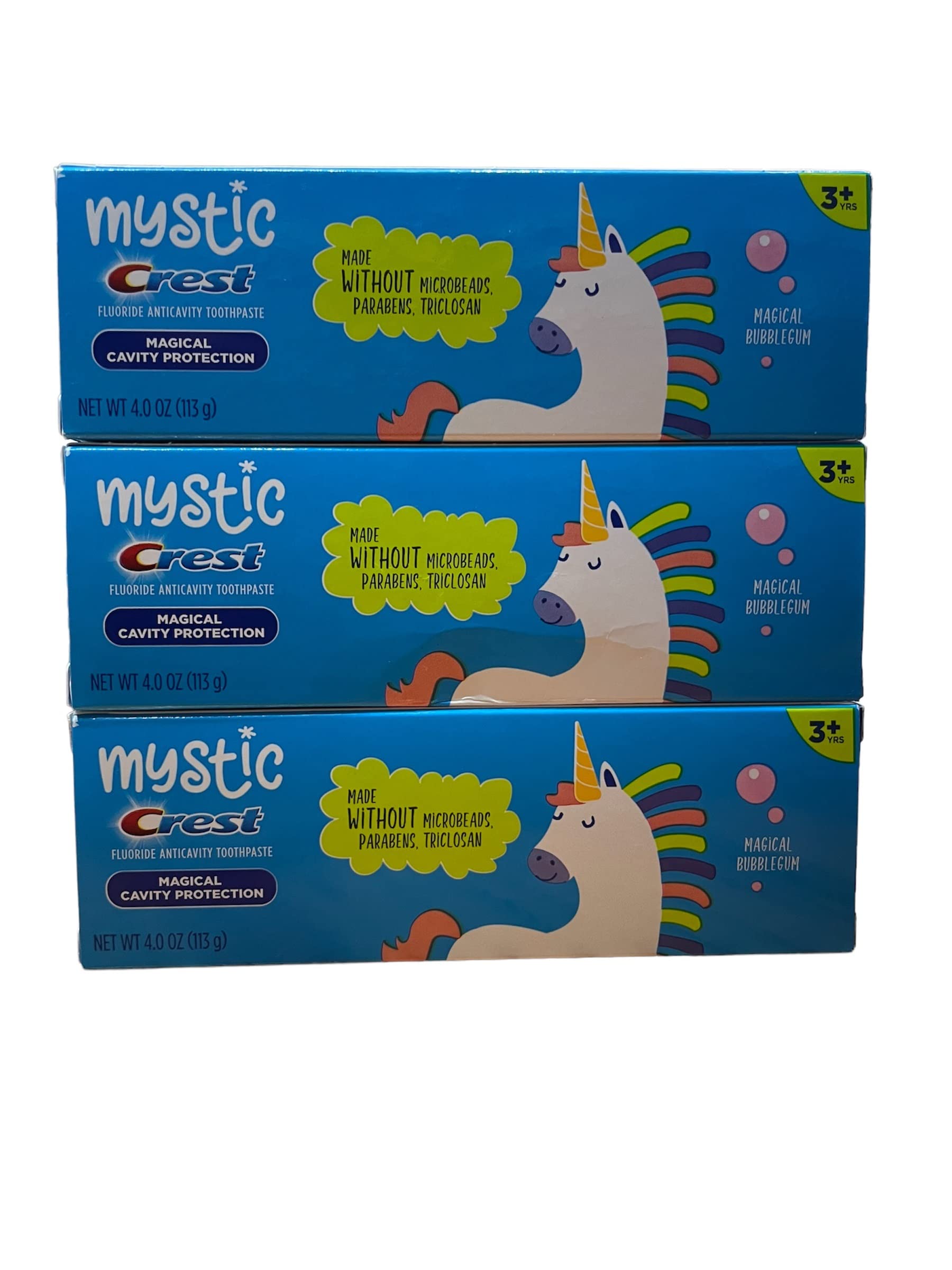 Crest Mystic Kid's Toothpaste, Magical Bubblegum (4 oz, 3 pk)