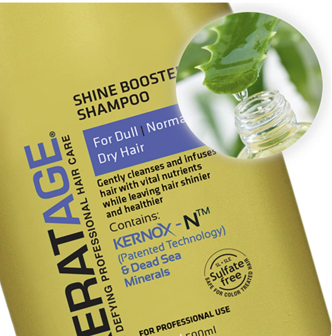 Keratage Shine booster , Dull- Normal-Dry Hair (Shampoo/Conditioner)