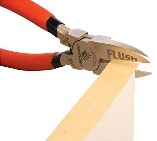 FastCap Pliers Macro Flush Cut Trimmers - Perfect for Carpentry and Woodworking - 80487