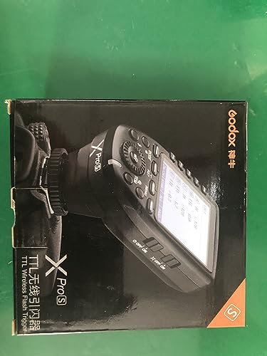 Godox XPro-S TTL Wireless Flash Trigger for Sony Camera, 2.4G Wirless Flash Transmitter HSS 1/8000s, TTL-Convert-Manual Function, 11 Customizable Functions, Big LCD Screen, 16 Groups and 32 Channels