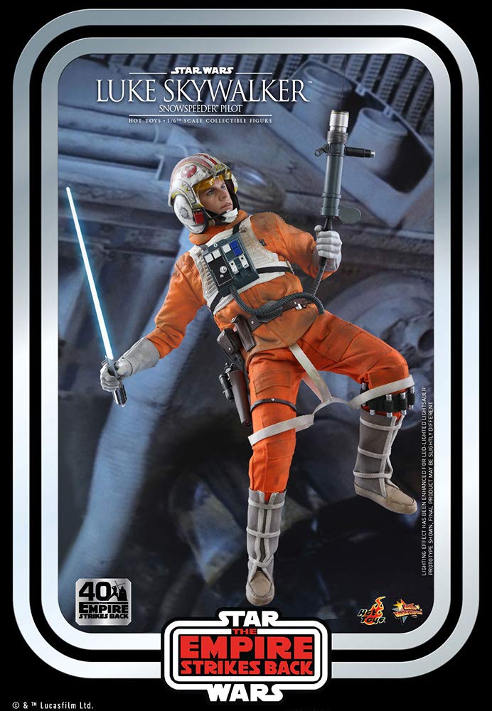 Hot Toys Star Wars The Empire Strikes Back 11 Inch Action Figure 1/6 Scale - Luke Skywalker Snowspeeder Pilot 906711