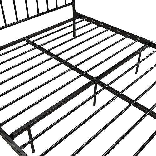 DHP Narla Metal Platform Bed, Queen, Black