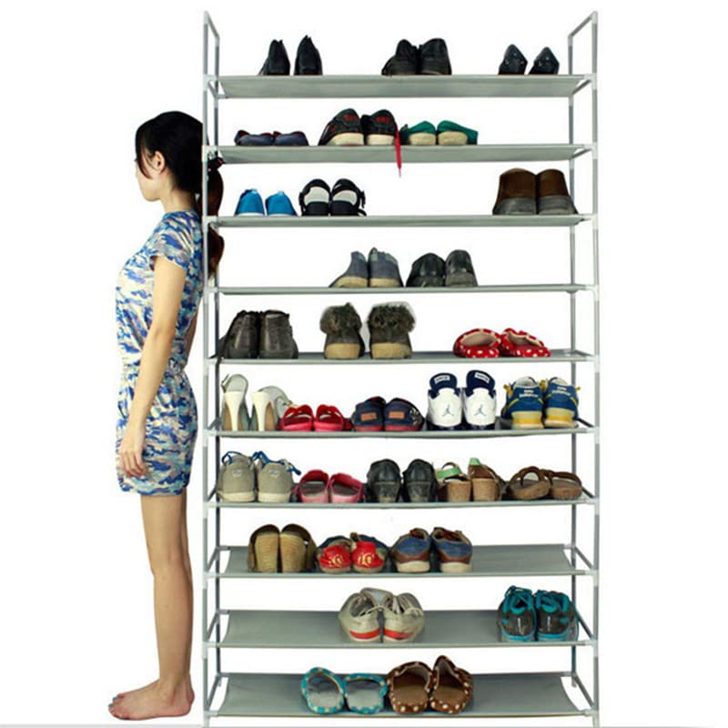 DDOY Shoe Rack for entryway Stable Shoe Rack Organizer Durable Metal Shoe Rack Space Saver Outdoor Shoe Rack for Entryway, Bedroom and Hallway