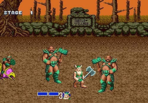 Golden Axe (Sega Genesis / Mega Drive) - Reproduction Video Game Cartridge