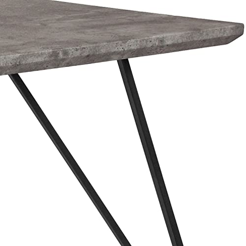 Flash Furniture Cornith 31.5-Inch Dining Table, Faux Concrete Finish (Hgdt01278054)