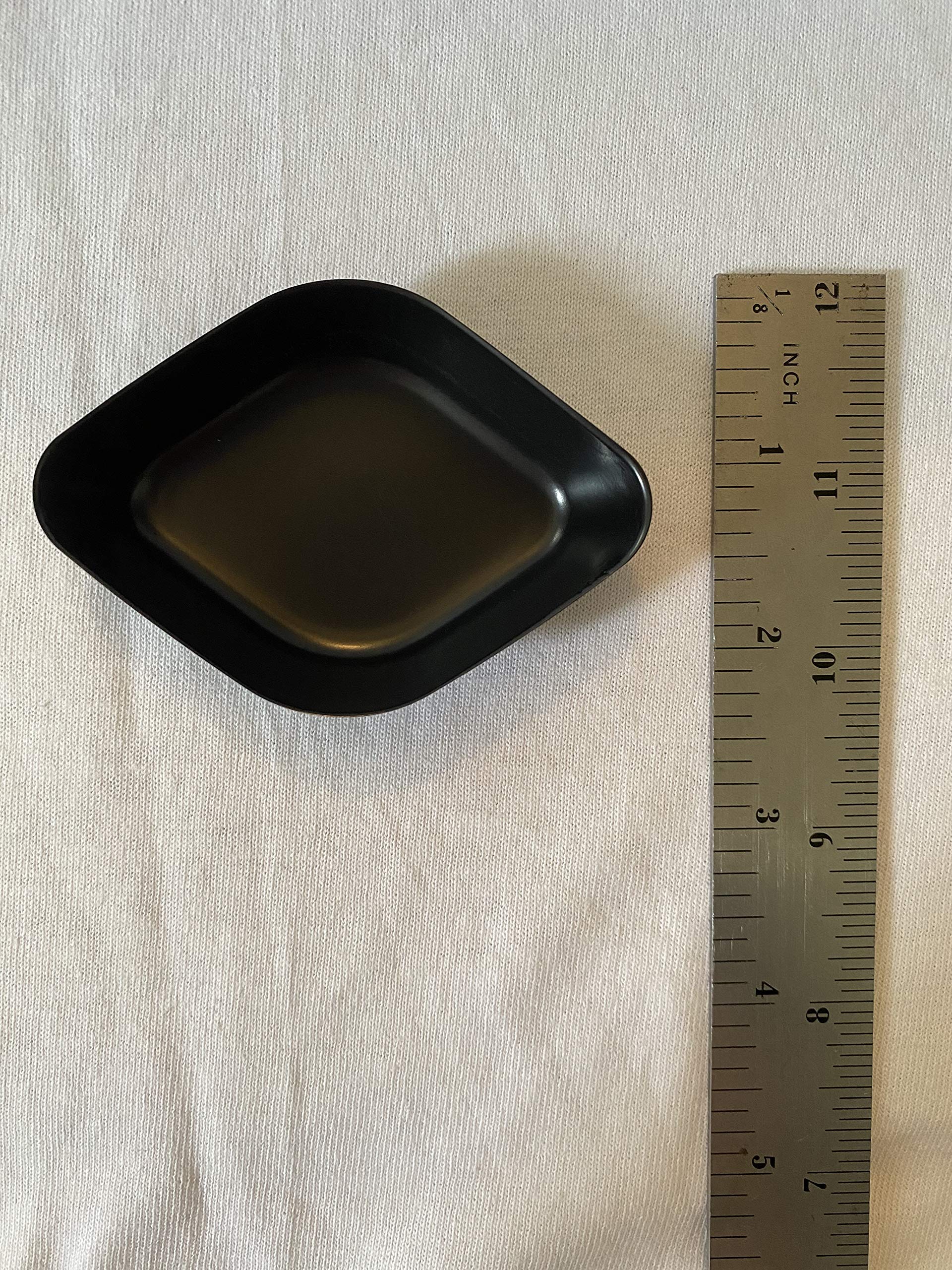 Diamond Weighing Boats, W-D30-BA-50, 30ml, Medium,Black, Anti-Static, Pack of 50