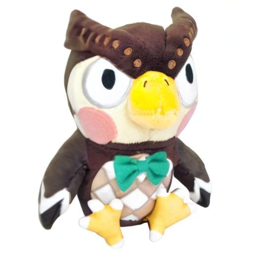 Little Buddy 1839 Animal Crossing New Horizons Blathers 7" Plush, Multicolor