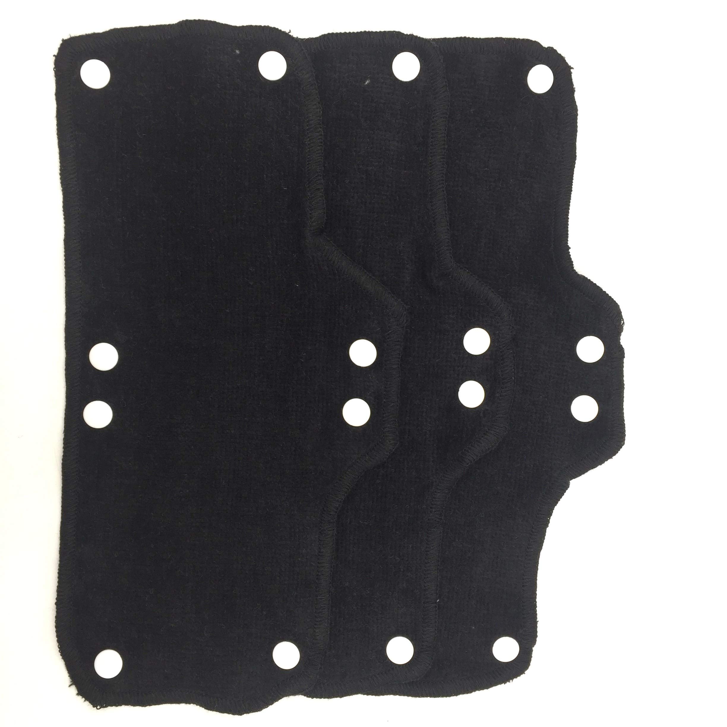 Black Sweatband For Hard Hat Washable Velvet Terry cotton Hard Hat Liner NAEE snap on (3)