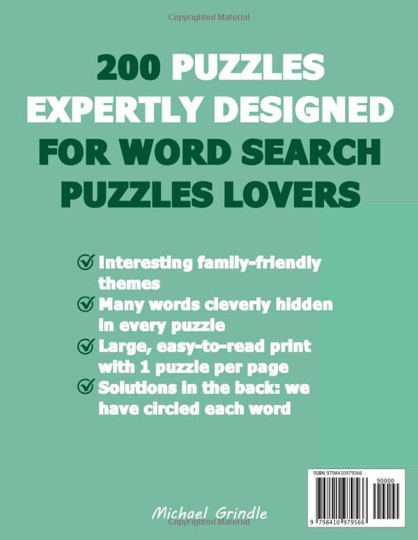 Word Search For Adults Large Print: Super Exciting Word Search Puzzles Book (Easy-To-Read Print With Solutions Sheets) 1 Word Search Puzzle Per Page