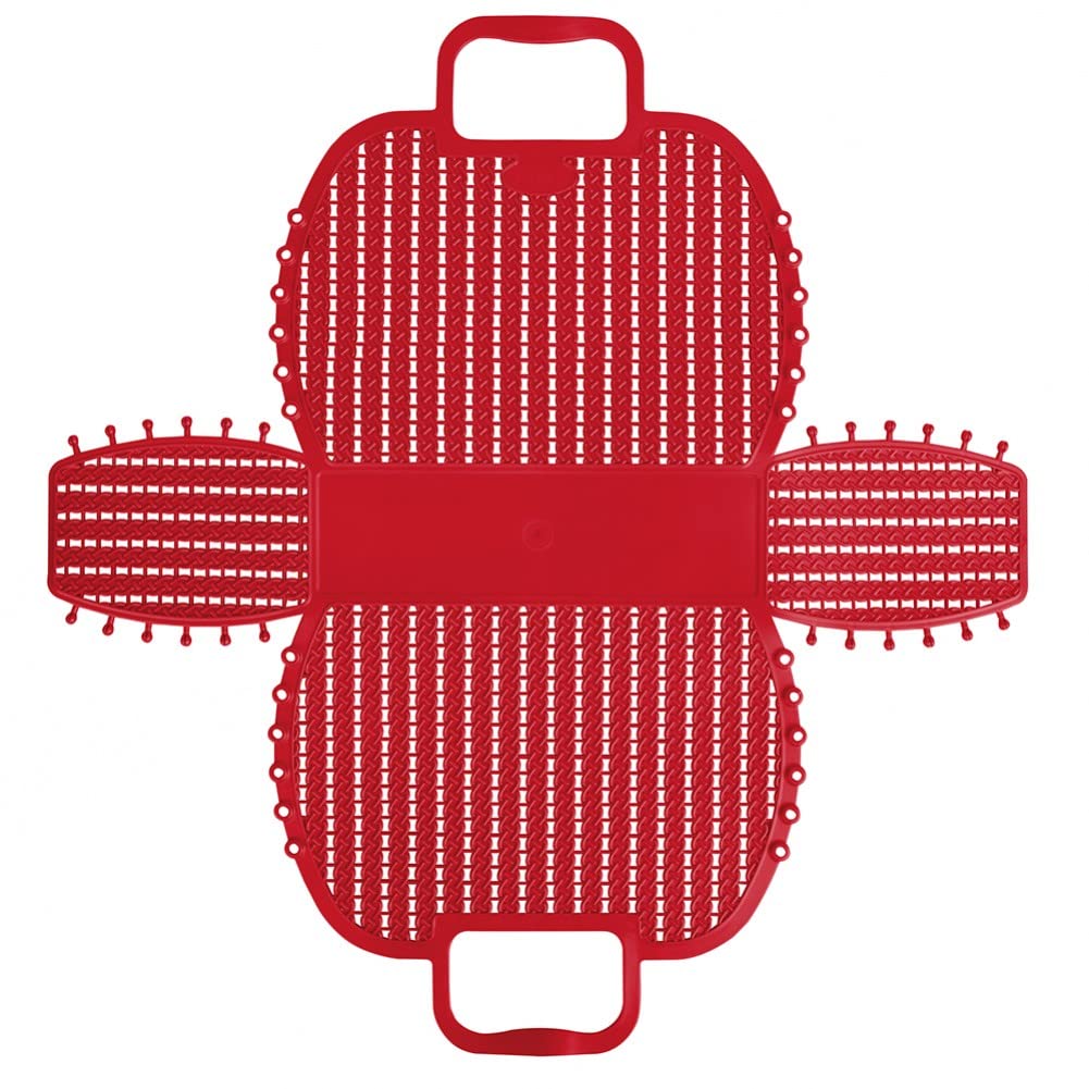 AYKASA Jelly Foldable Mini Plastic Women's Tote Bags (Red)