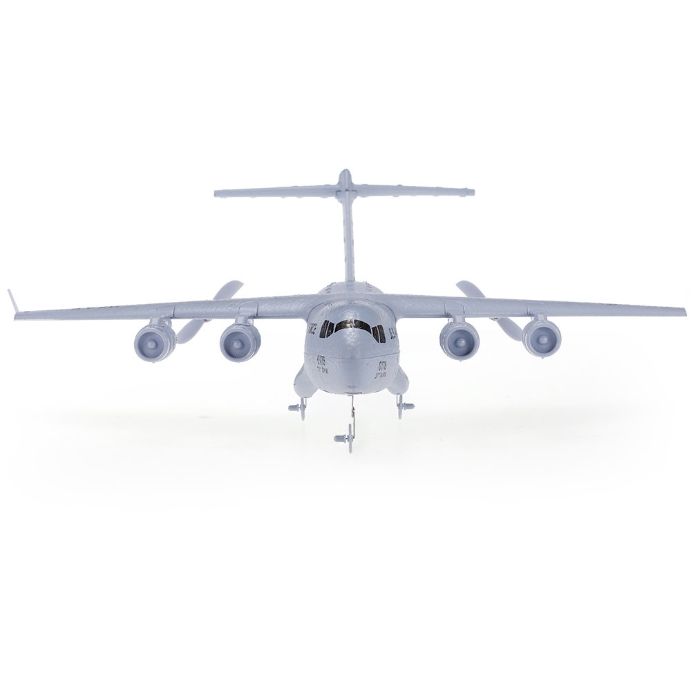 GoolRC C-17 RC Airplane, 2.4GHz 2CH Remote Control Airplane, Military Transport Aircraft with 373mm Wingspan, EPP Foam Fixed-Wing RC Plane, Easy to Fly for Beginners, Kids and Adults