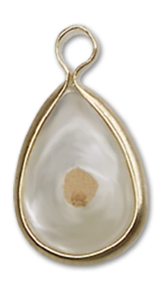 Bonyak Jewelry 14k Yellow Gold-Filled Mustard Seed Pendant, Size 5/8 x 3/8 inches - Catholic Inspirations