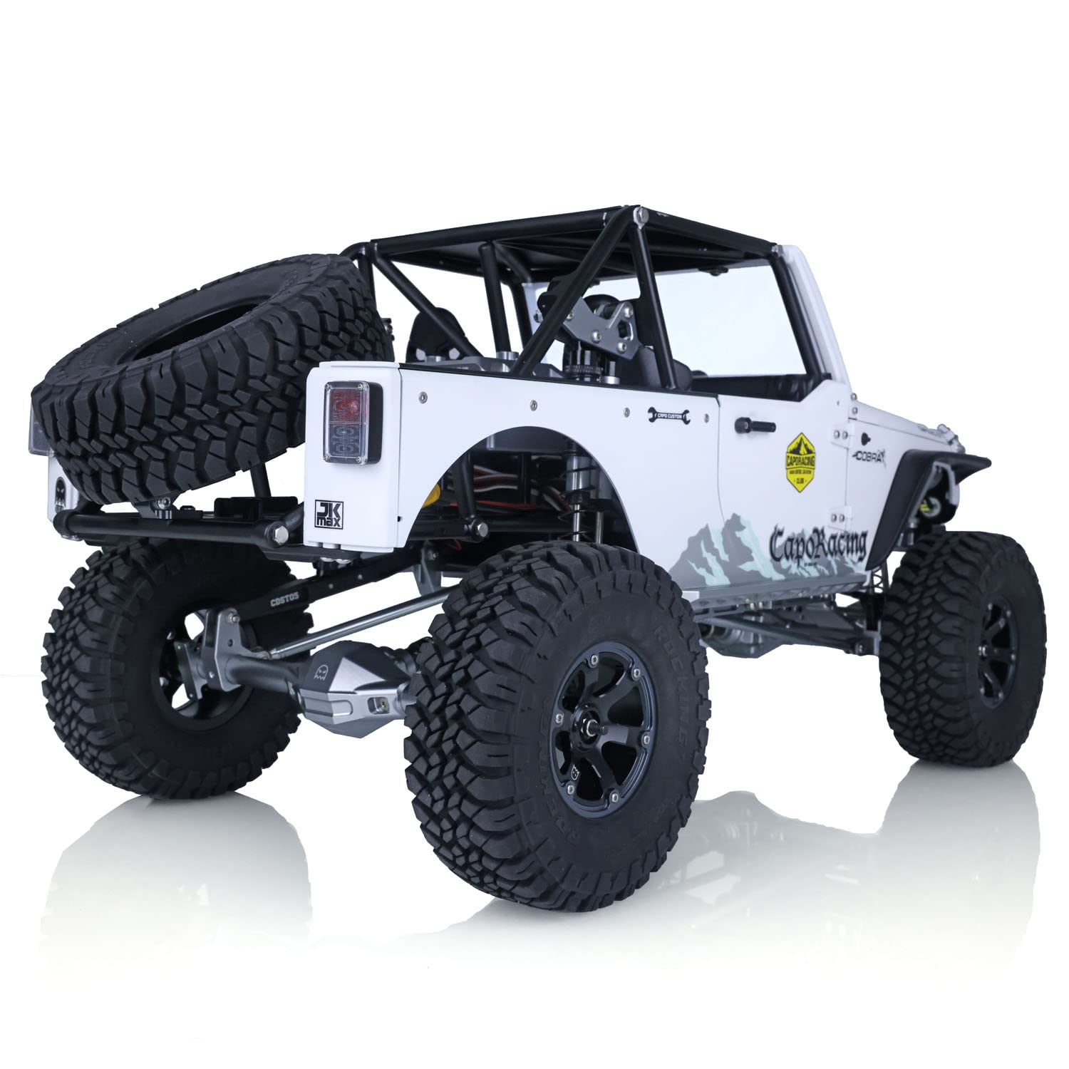 Capo JKMAX Metal Chassis 1/8 RC Crawler Car Assembled Model ESC Motor Radio GT5