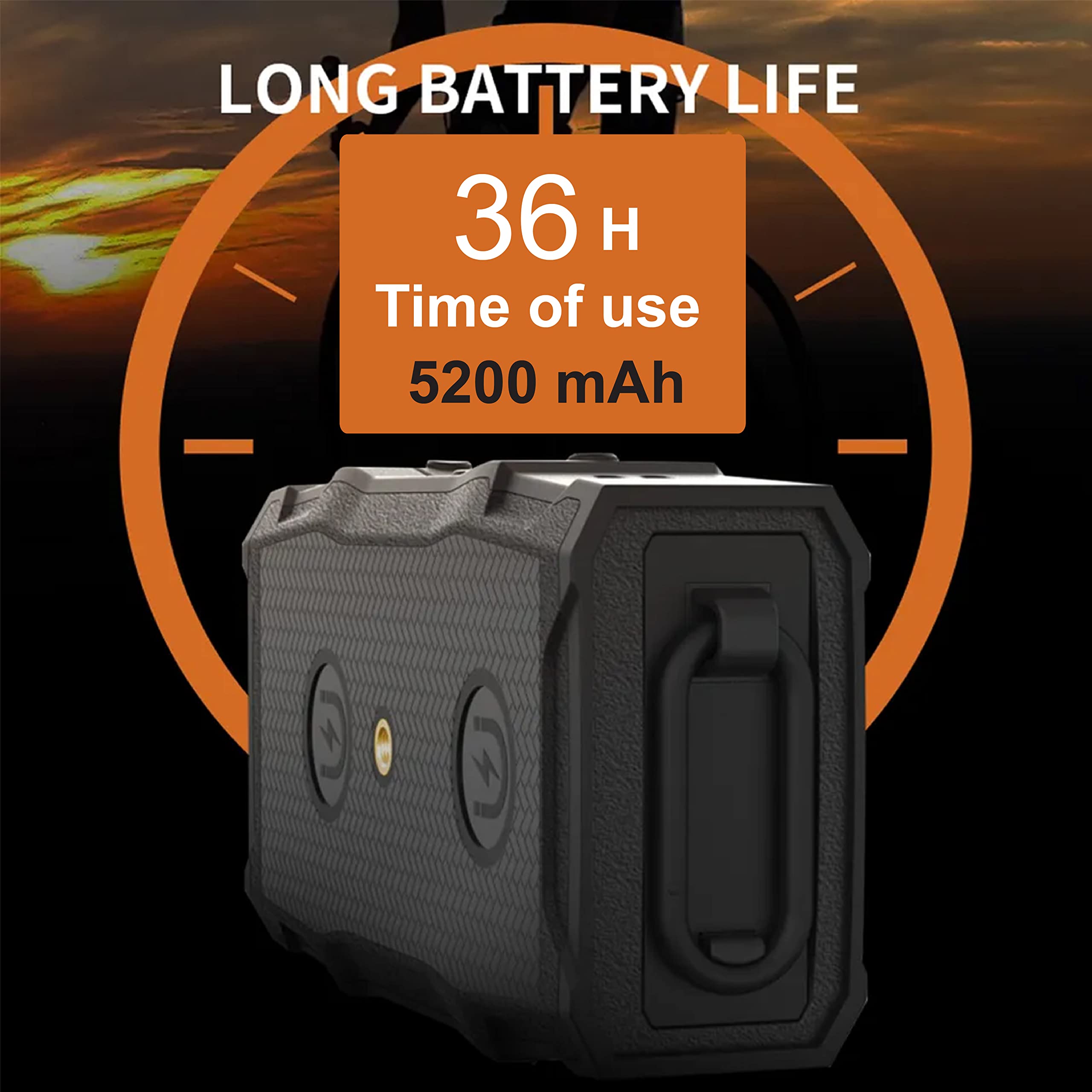 BIRDIE79 β Portable Golf Cart Speaker, Magnetic Bluetooth Speakers 36 Hour Playtime. Rugged Outdoor Speaker for Waterproof, & Shockproof. 30W Loud & Clear Stereo Sound,