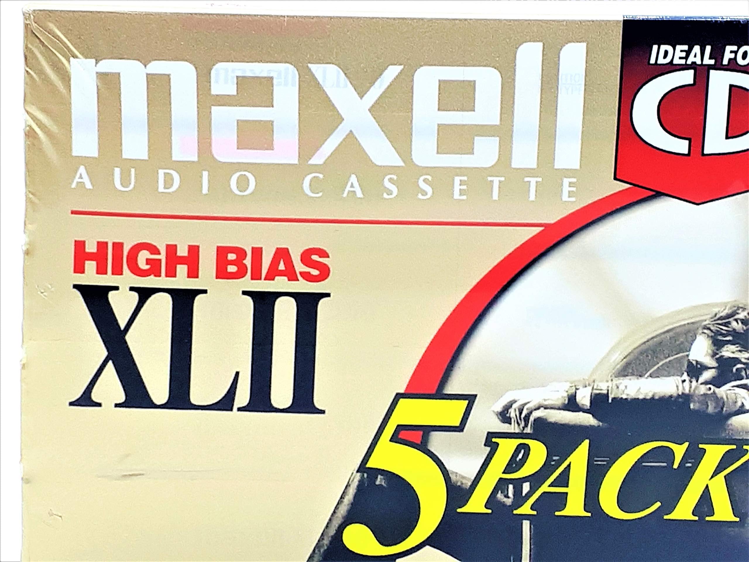 Xlii 90 High Bias Audio Cassette Tape -5-Pack