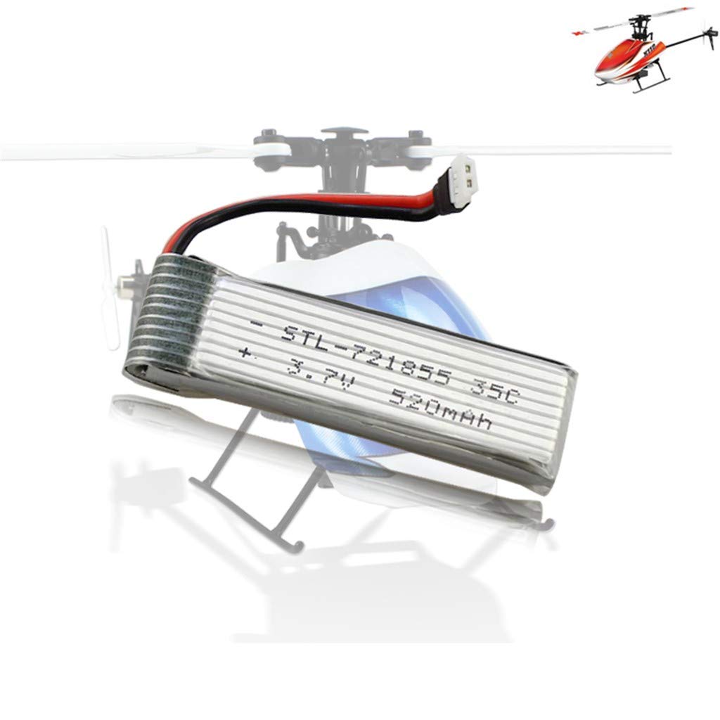 Muicook Remote Control Car Accessory 3.7V 520mAH 35C Battery Part for V977 V966 V930 XK-K110 RC Modle Christmas Toy Car Accessory for Children